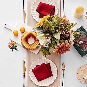 homing Thanksgiving Pumpkins Fall Rectangle Tablecloths - Polyester Fabric Table Cloth for Harvest Decorations, Party and Family Gatherings - 60" x 84"