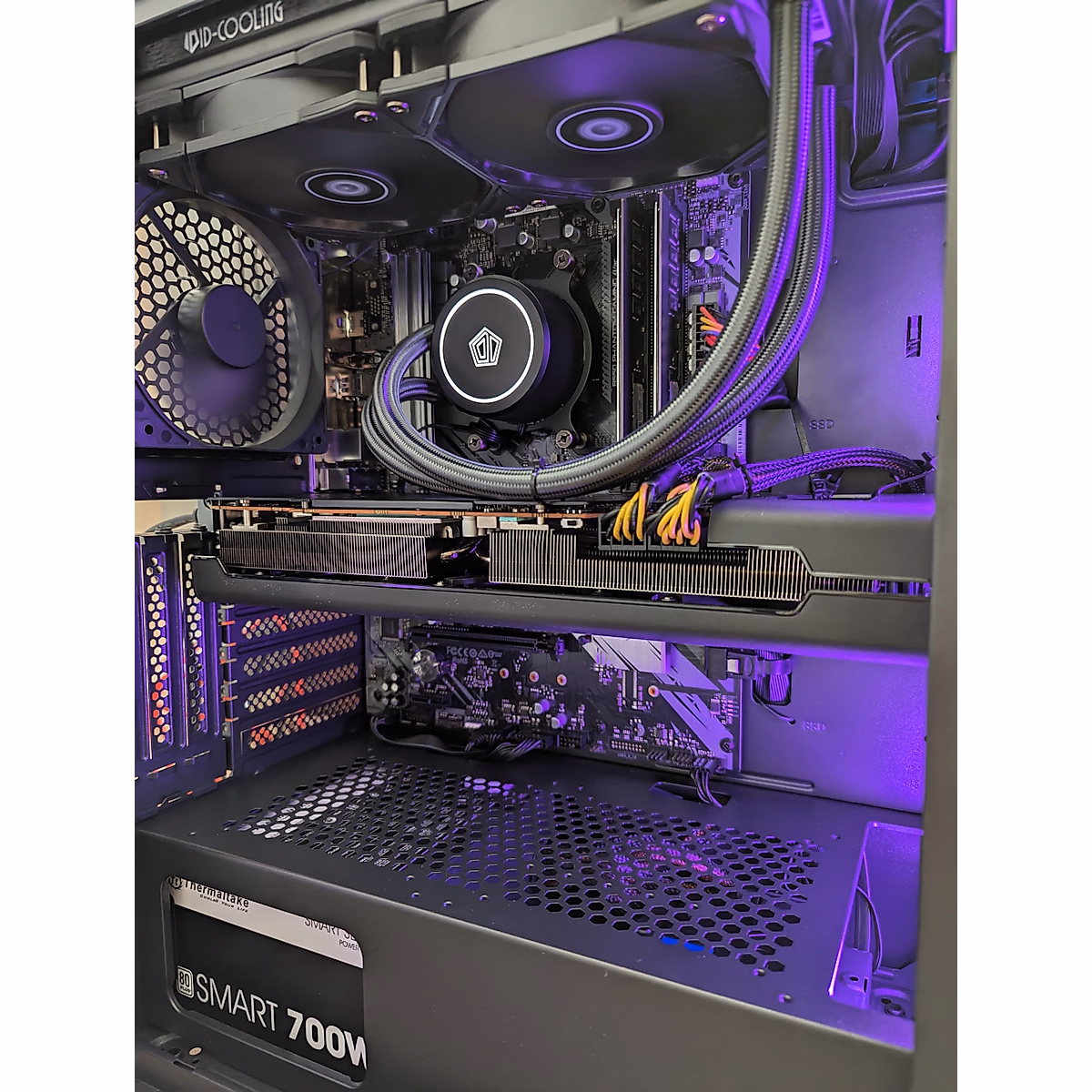 Centaurus Scorpius Gaming Computer - Intel i7-12700K 12-Core, Liquid Cooler, Radeon RX 7800 XT, 32GB RAM, 512GB NVMe SSD + 2TB HDD, Windows 11, WiFi, Glass, RGB | 4K VR Ready PC for Gamers