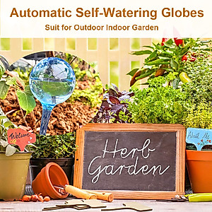 MOONSOUND Large 12pcs Plant Watering Globes, Plastic Plant Garden Self Watering Devices, Plant Automatic Waterer Self Watering Bulbs for Indoor Outdoor Potter Plants