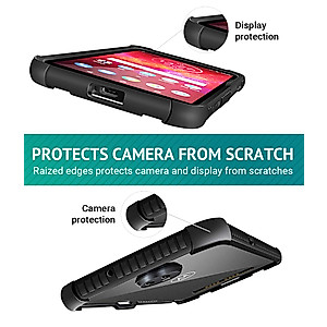 Casewe - Motorola Moto Z3 / Z3 Play Protective Flexible Bumper Case Cover/Compatible with Moto Mods - All Matte Black