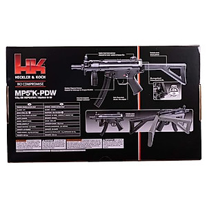Umarex HK Heckler & Koch MP5 K-PDW Semi Automatic .177 Caliber BB Gun Air Rifle, Black