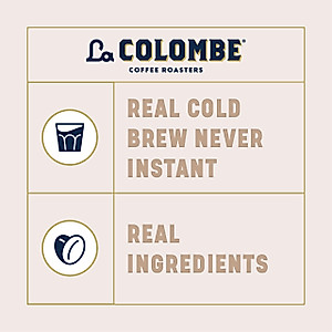 La Colombe Vanilla Draft Latte - 9 Fl. Oz. 4 Pack - 100% Arabica, Single-Origin, Brazilian Cold Brew Coffee with Lactose-Free Foamy Milk, Premium Coffee On the Go, 115mg Natural Caffeine