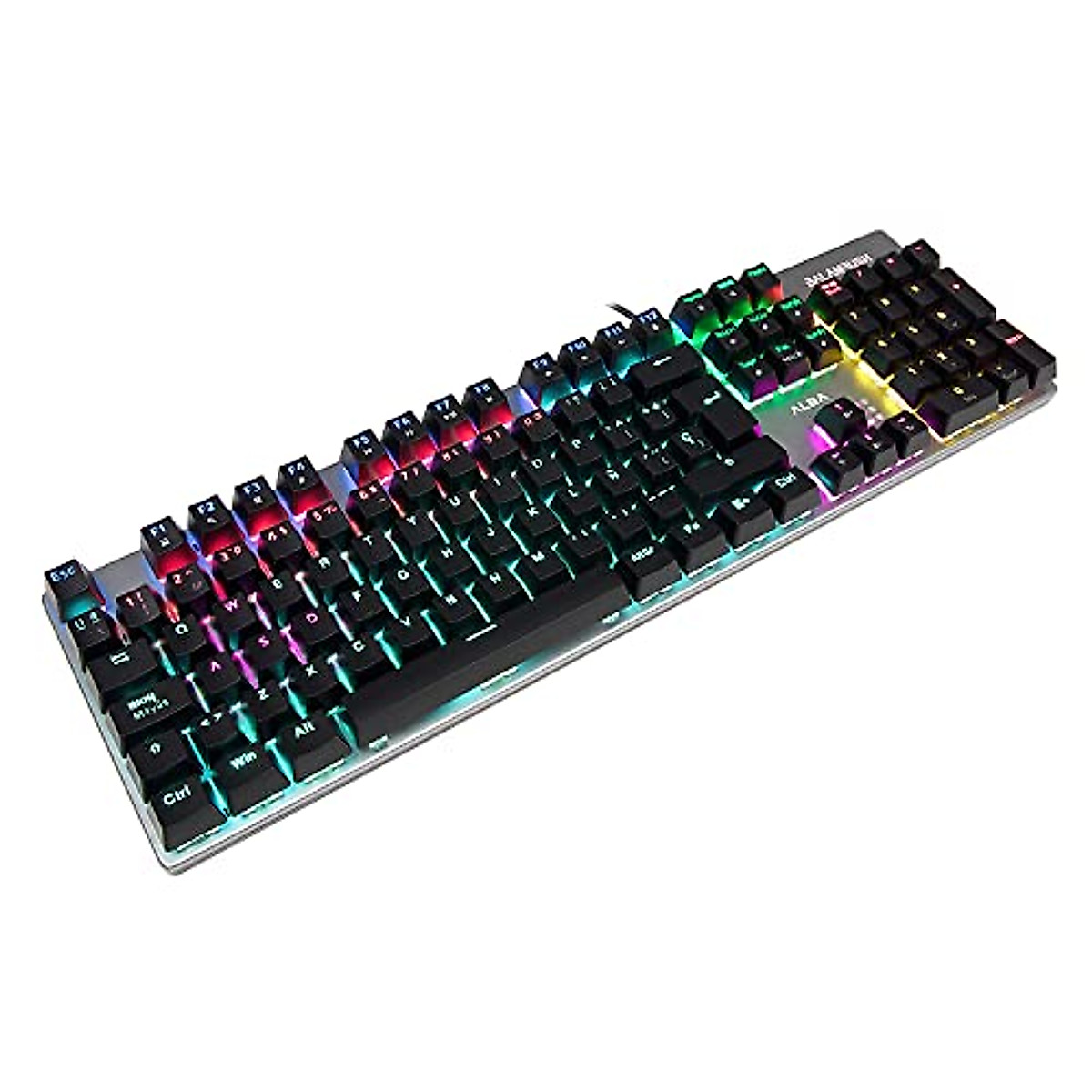 BALAM RUSH, Azender Series, Alaba - KG745, RGB, Blue Switch, Mechanical Keyboard, Black,
