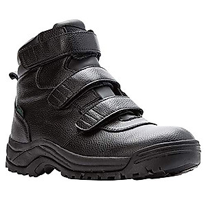 Propét mens Cliff Walker Tall Strap Hiking Boot, Black, 16 XX-Wide US