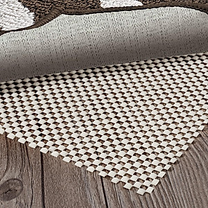 BALEINE Non Slip Rug Pad Rug Gripper for Hardwood Floors, Extra Thick Non Slip Mat Under Carpet (8'x10')