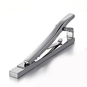 Mr.Van Men's Tie Bar Clip 2.38" Inches Handmade Brass Metal Clasps Regular Fashion for Men's Gift