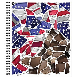 Brain Games - Sticker by Number: America (28 Images to Sticker)
