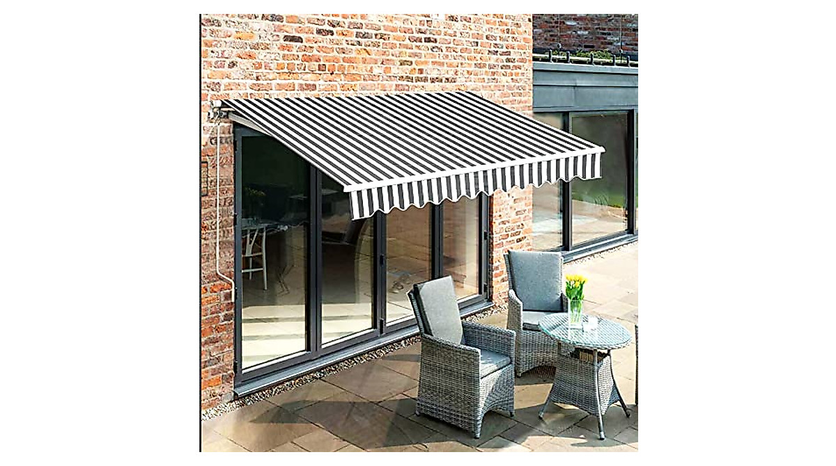 MCombo 13x8 Awning - Stylish Sunshade Shelter