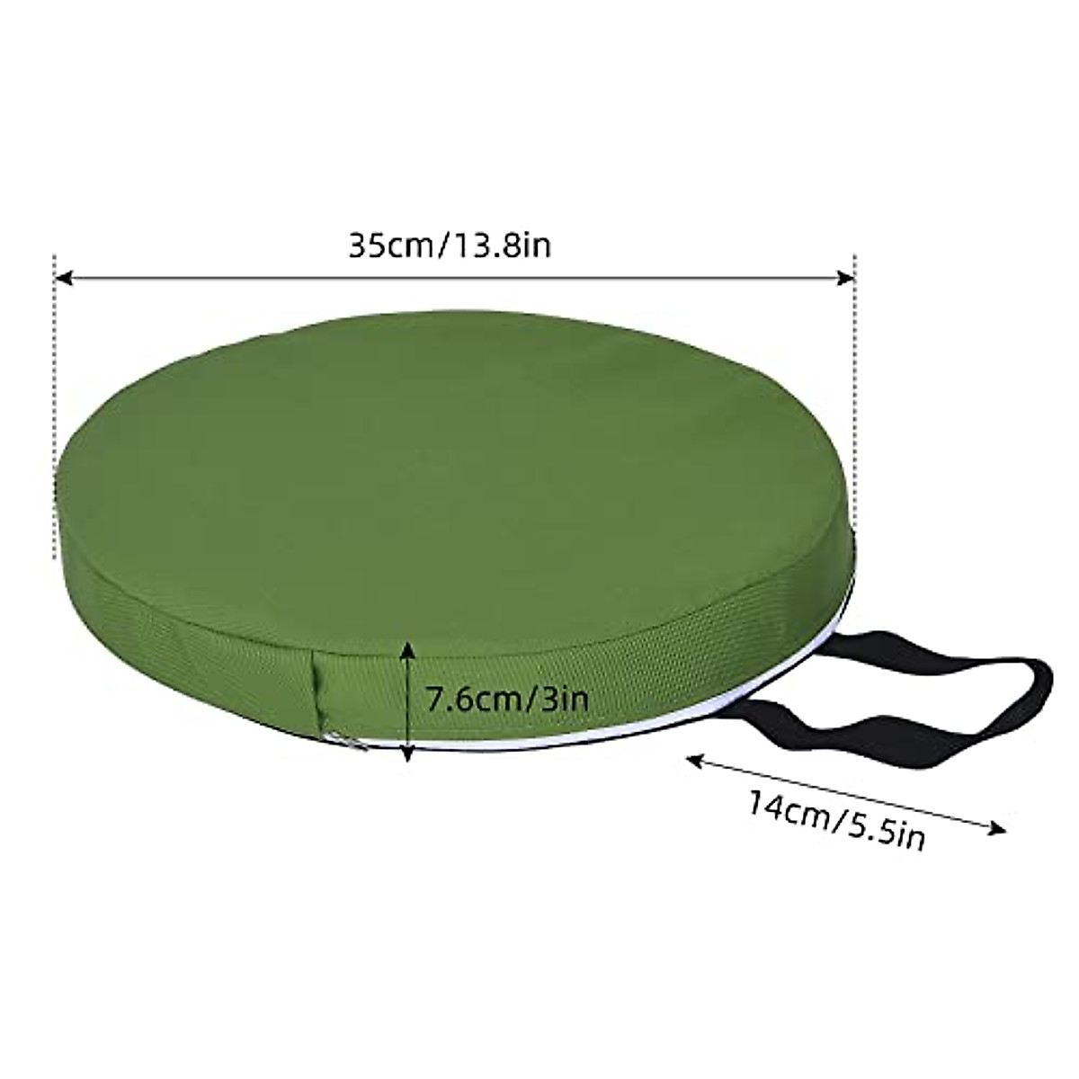 Round Floor Cushion Cover With Handle, Floor Cushions Replacement Cover for Kids, Floor Cushions Cove for Classroom, for Flexible Seating for Home, Daycare, Preschool, Classroom and Meditation, Round