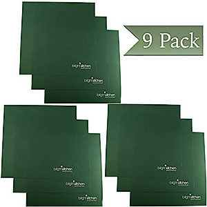Set of 9-14" x 14" Silicone Sheets for Excalibur Dehydrator Bright Kitchen Re-Usable Non-Stick Mat (9)