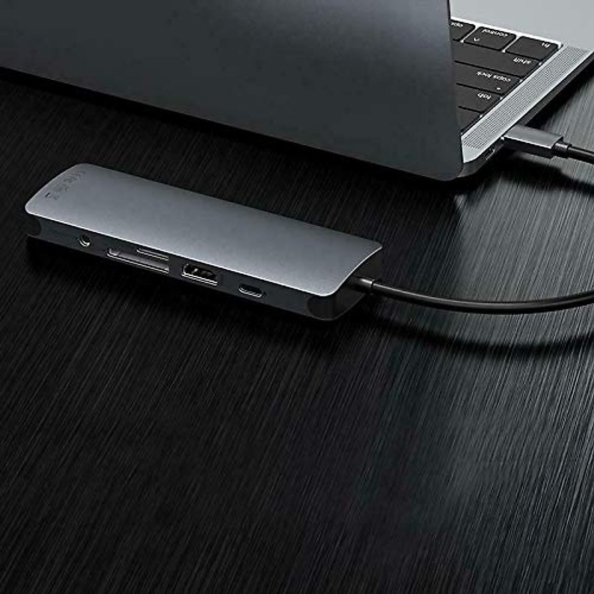 USB C Hub USB3.0 HDMI PD Charging Docking Station Converter USB Readable SD Card, 9-in-1 4K Type C Adapter Compatiable for MacBook and Windows (Silver)