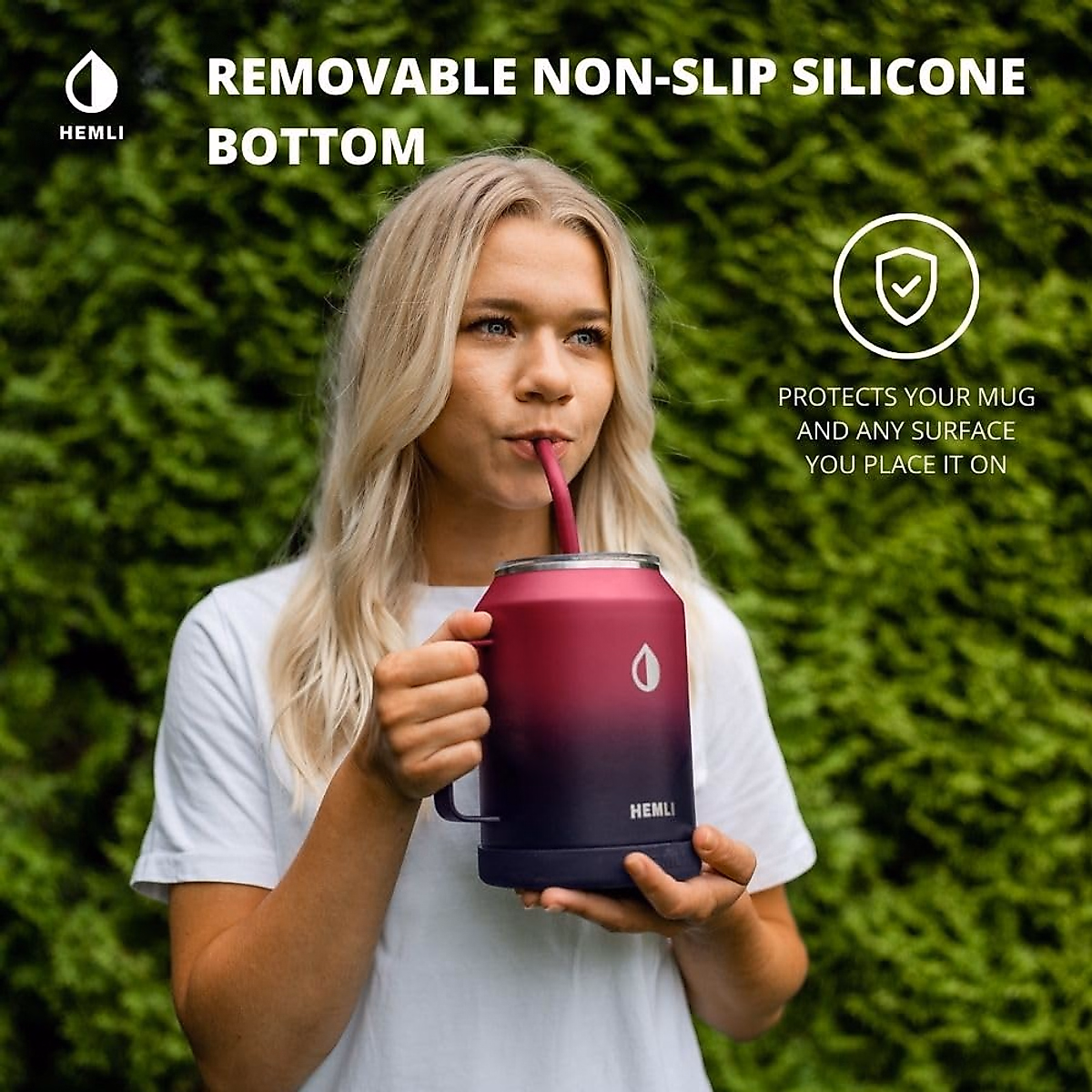 Hemli 50 oz Tumbler with Handle and Straw, Big Cup for Ice Coffee, 50 Oz Water Bottle, Large Travel Tumbler, 50 Oz Mug Tumbler, Thermal Cups, Large Cup, Water Mug, Vacuum Insulated Keep Hot Keep Cold