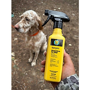 Sawyer Products SP624 Permethrin, Permethrin for Dogs Insect Repellent Treatment