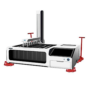 6T Machinery Skate Dolly,4pcs Machinery Mover,Heavy Duty 13200lbs Machinery Moving Skate,with 360° Rotation Cap and 4 Rollers