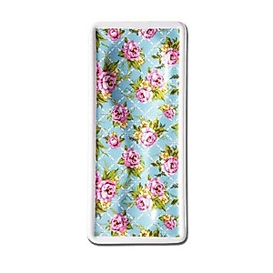 Pavilion Gift Company Cottage Kitchen Rose Spoon Rest, 8-1/2 by 3-5/8-Inch