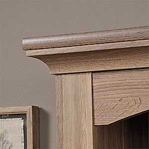 Sauder Harbor View Storage Cabinet, Salt Oak finish