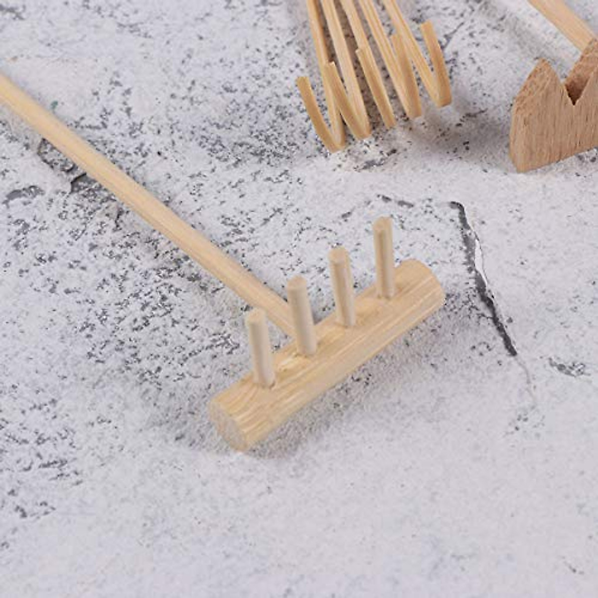 EXCEART 4 Pcs Mini Zen Sand Rakes DIY Sand Zen Garden Tools for Office Tasteful and Elegant Zen Garden Accessories for Home Gift Garden Decor