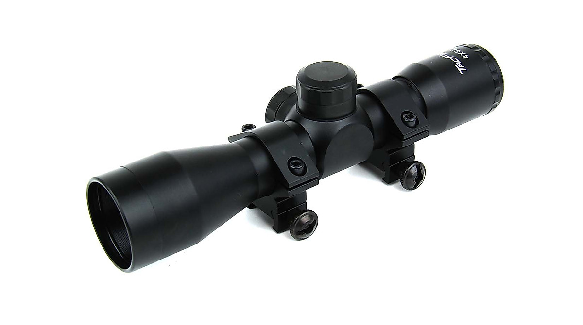 TacFire Compact Fixed Power Rifle Scope Rangefinder Reticle with Set of ...