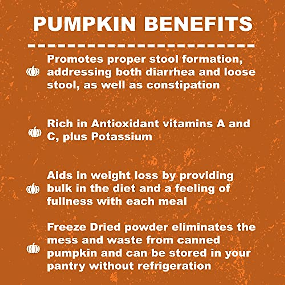Whole Life Pet Pumpkin Powder for Dogs and Cats. Firms Stool, Relieves Diarrhea. Mix with Water for Instant Puree. No Mess or Waste from Cans. Human Grade Quality