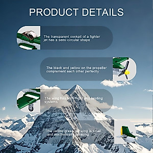 DAHONPA P51D Fighter Military Army Airplane Building Bricks Set with 1 Figure, 323 Pieces Air-Force Build Blocks Toy, Gift for Kid and Adult.