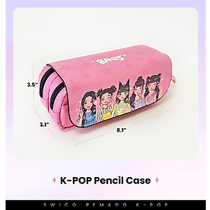 Swico Remado Kpop Marker Pen Organizer Big Storage Pen Pouch Bag for Office Supplies