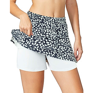 Oyamiki Active Women's Skort, Quick Drying Woven Golf Skort with Pockets for Tennis, Pickleball, Hiking, Workouts