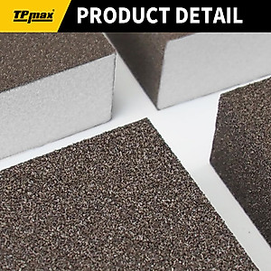 Sanding Sponge, Coarse/Medium/Fine/Superfine 6 Different Specifications Sanding Blocks Assortment,6 PCS,Washable and Reusable.