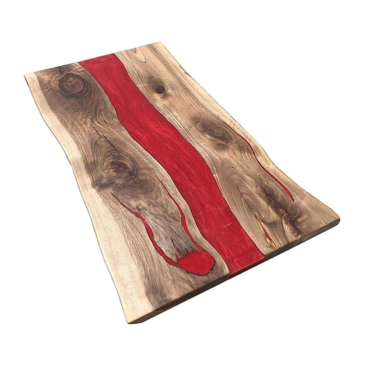 Epoxy Table, Epoxy Resin River Table, Live Edge Wooden Table, Natural Wood,Dining table, Natural Epoxy Table, Resin Table 54x27 inch