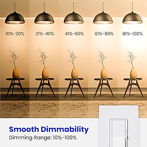 Feit Electric A19 LED Light Filament Bulb, 100W Equivalent, Dimmable, E26 Base, 2700K Soft White, Vintage Edison Clear Glass Light Bulb for Home, Office, 13-Year Lifetime, A100CL927CA/FIL/2/4, 8 Pack