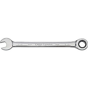 CRAFTSMAN Ratcheting Wrench, SAE, 9/16-Inch, 72-Tooth, 12-Point (CMMT42564)