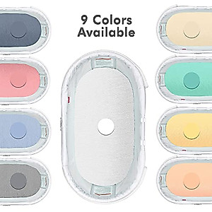 Jersey Knit Bassinet Sheet Set, Suitable for Cradles and Moses Baskets, Fitted Stretch, Fits Most Mattresses and Pads, Soft Material, for Boys and Girls, 30" x 16" x 2", White, 2 Pack