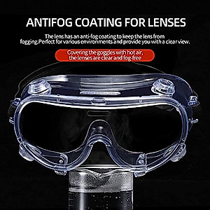 Anti Fog Safety Glasses Protective Goggles