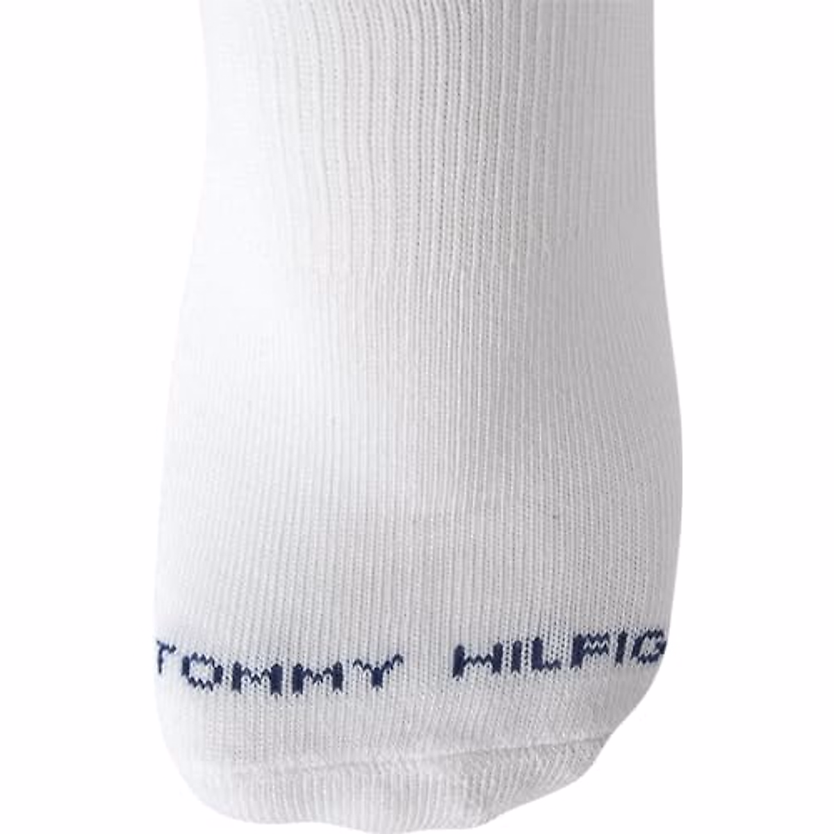 Tommy Hilfiger Men's Athletic Socks - Cushion No Show Ankle Socks (6 Pack), Size Shoe Size 7-12, Pure White