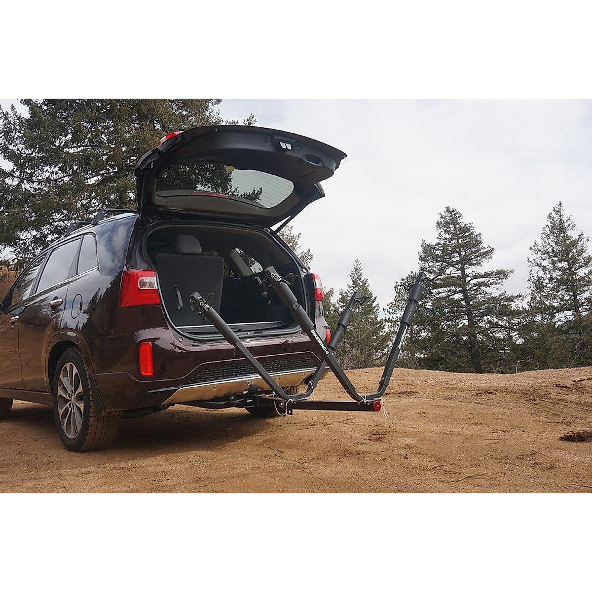 Let's Go Aero BBR253 BikeWing Hitch Rack (4 Tilt Up Four Bike (BBR253)), Black