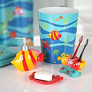 Allure Home Creation Fish Tails 4-Piece Bathroom Accessory Set