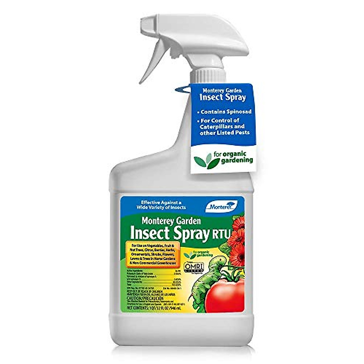 Monterey LG 6133 Garden Insect Spray Ready to Use Insecticide/Pesticide, 32 oz