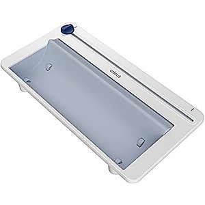 Cricut Roll Holder -With Built in Trimmer – Perfect for Clean Precise Cuts of Cricut Smart Vinyl and Heat Transfer Vinyl Iron On – Compatible with Cricut Maker 3 and Cricut Explore 3,White