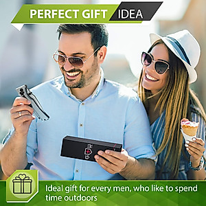 Bundle of 2 Items - Pocket Folding Knife - Military Style - Folding Knives - Tactical Knife - 3,5" Blade Pocket Knife - Sharp Folding Knives for Men Women - Gray EDC Knife with Pocket Clip - Gifts