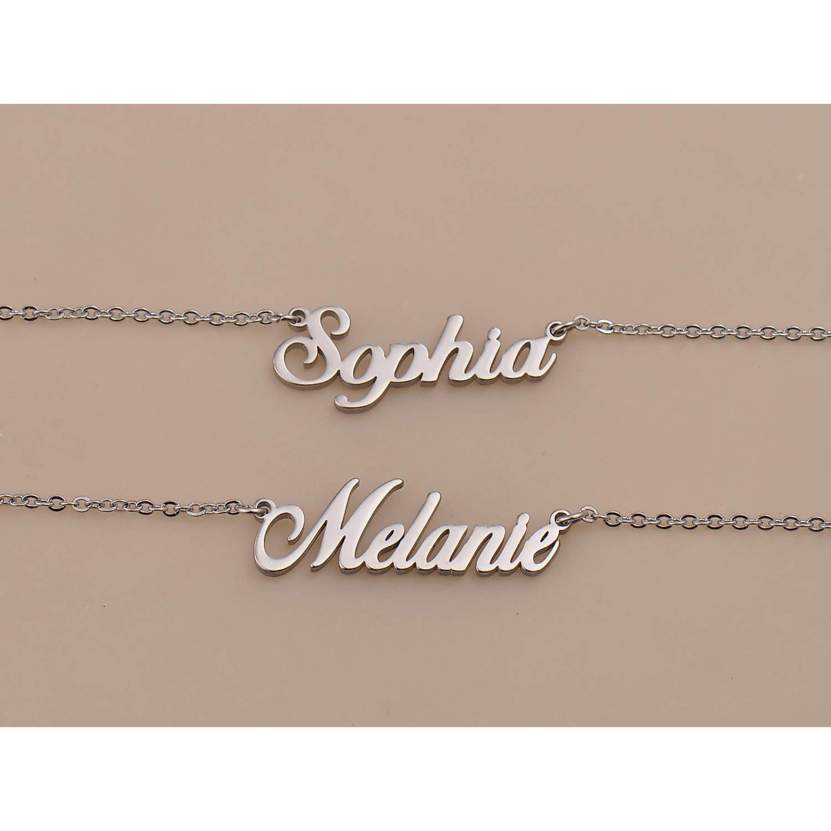 HUAN XUN Custom Letter Name Necklace Best Jewelry Gifts for Mother Torin