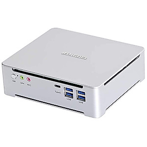 KINGDEL Mini Desktop Computer with Intel i7-7820HK 4 Cores up to 3.9Ghz CPU, 16GB RAM, 512GB SSD, Type-C, 4K: 4096x2304, HD+DP Port, W-11 Pro