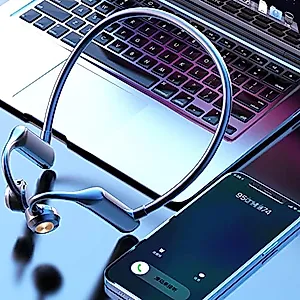 Wireless Bluetooth 5.3 Bone-Conduction Headphones Wireless Earbuds Bluetooth Headset Sport, 3D Stereo Sound,Long Standby Time Compatible with iOS & Android