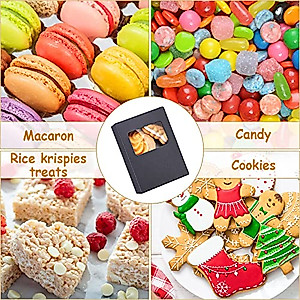 30 Pieces Soap Packaging Boxes Paper Soap Box Kraft Soap Box with Window Rectangle Window Gift Box for Homemade Soap Making Supplies Party Favor Treats Wrapping Packaging, 3.5 x 2.6 x 1.2 Inch (Black)