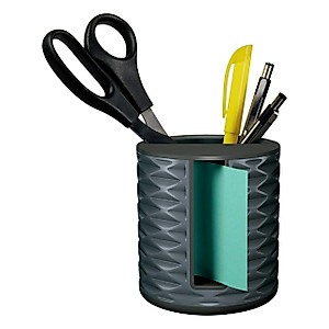 Post-it Note Dispenser, Vertical, Black with Grey (ABS-330-B)