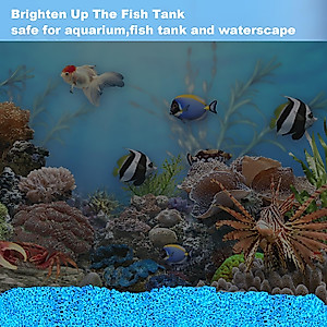 1000pc Glow in The Dark Rocks Outdoor Decorative Stones Glowing Pebbles for Aquarium Decoration, Driveway & Garden, White