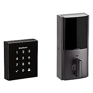 Kwikset 99540-001 Obsidian Keyless Entry Door Lock Z-Wave Plus Electronic Touchscreen Deadbolt, Satin Nickel