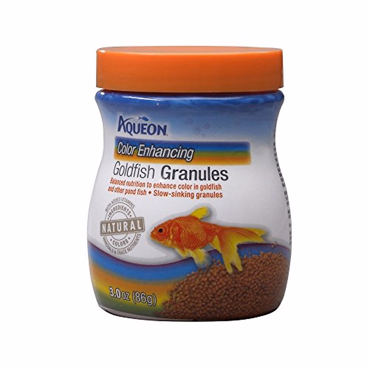 (3 Pack) Aqueon Goldfish Color Enhancing Granules, 3-Ounce each