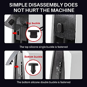 Ps5 Cover Dust Cover for Play/-Station 5 Console Dust Protector Net for pS5 Console Ps5 Mesh Protector Filters for PS5 Digital Edition & Disc Edition