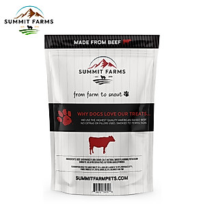 SUMMIT FARMS Beef Jerky Square Dog Treats 15 Oz Pack All-American Slow Roasted Beef Training Treats for Dogs - Healthy & Delicious Beef Jerky Dog Treats - A Must-Have Reward Snack for Dogs
