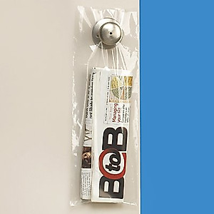 ULINE 100 Clear 6 x 16 Doorknob Poly Bags for Hanger Flyers, Catalogs 1.5 Thick