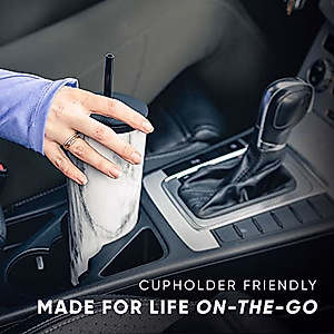 Simple Modern Insulated Tumbler with Lid and Straw | Iced Coffee Cup Reusable Stainless Steel Water Bottle Travel Mug | Spring Break Gifts For Her & Him | Classic Collection | 24oz | Pretty in Floral